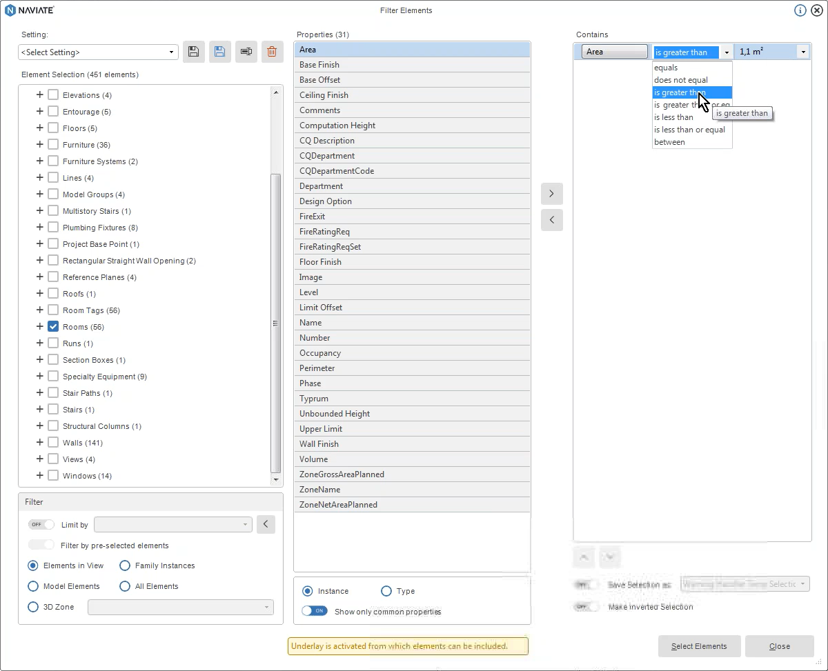 How To Use Filter Elements